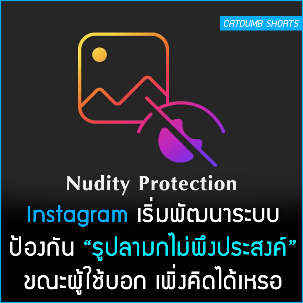 Instagram เริ่มพัฒนาระบบ ป้องกัน “รูปลามกไม่พึงประสงค์” ขณะผู้ใช้บอก เพิ่งคิดได้เหรอ – CatDumb ...