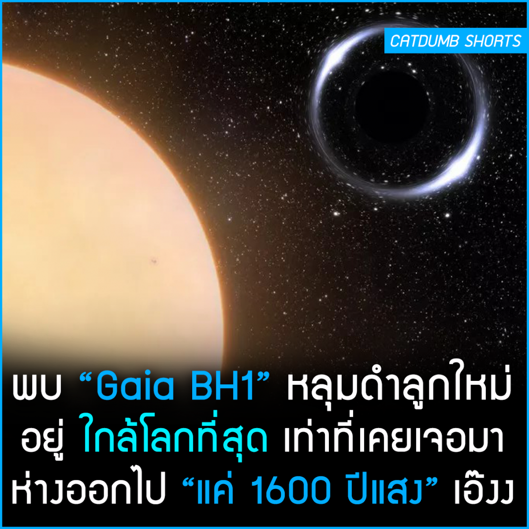 พบ “Gaia BH1” หลุมดำลูกใหม่ อยู่ ใกล้โลกที่สุด เท่าที่เคยเจอมา ห่าง ...