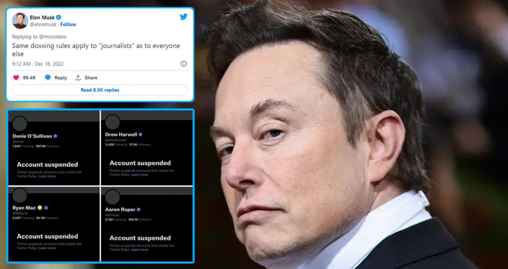 เกิดอะไรขึ้นอีก!! “Elon Musk” ไล่ “ระงับบัญชี” นักข่าวดังหลายคน อ้างกฎ Doxxing ของ Twitter ...
