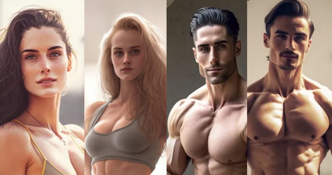 นักวิทย์ทดลอง ใช้ AI สร้างภาพ “ชาย-หญิง สมบูรณ์แบบ” ด้วยข้อมูล โลกโซเชียล ปี 2023 – CatDumb – แค ...