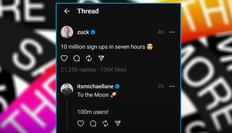 มาร์กขิง เปิด Threads 7 ชม. คนแห่สมัครกว่า 10 ล้านบัญชี – CatDumb – แคทดั๊มบ์ | เล่าเรื่องน่า ...