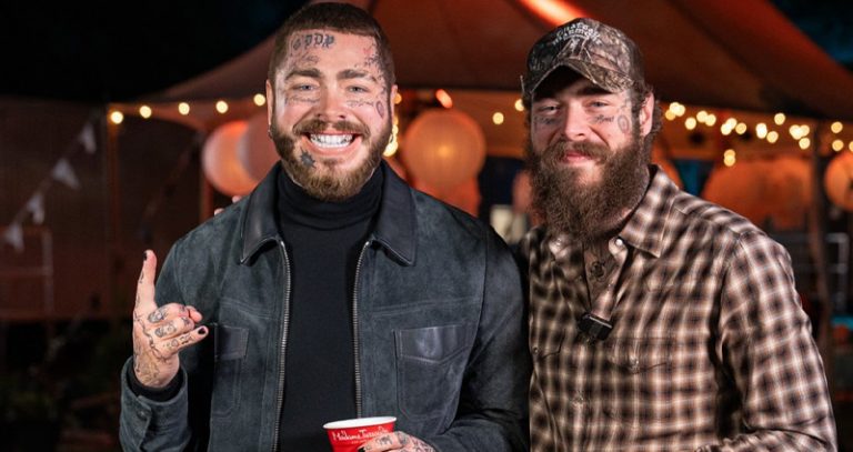 Post Malone ถ่ายกับ หุ่นขี้ผึ้ง Post Malone พี่หมีเซอร์ไพรส์สุดๆ “นี่ผม ...