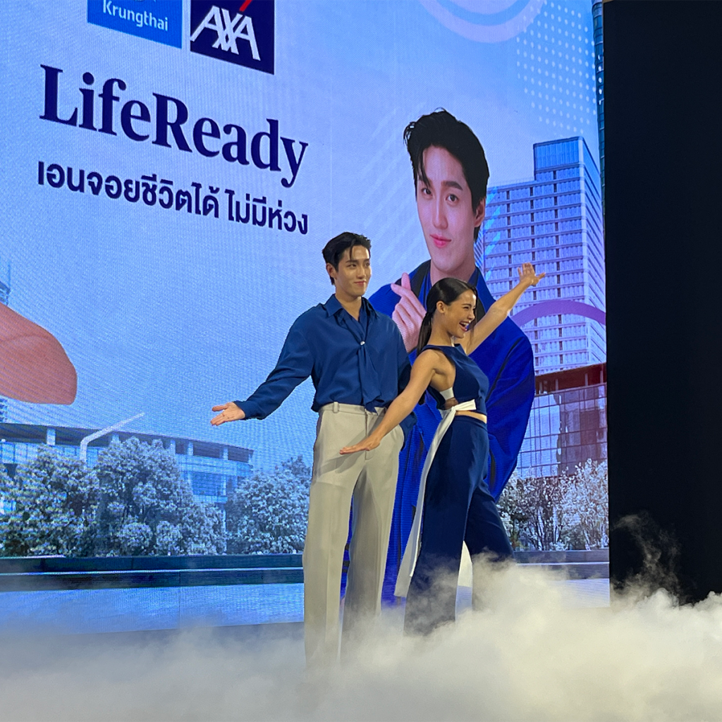 กรุงไทย-แอกซ่า เปิดตัวพรีเซนเตอร์ใหม่ ญาญ่า – ต่อ พร้อมโฆษณาและแบบประกันตลอดชีพ “LifeReady เอนจอ ...